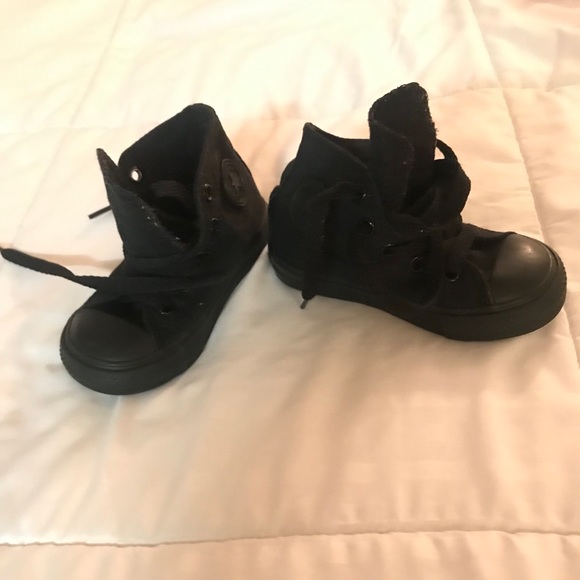 Converse | Shoes | 3c Converse Pink And Black | Poshmark